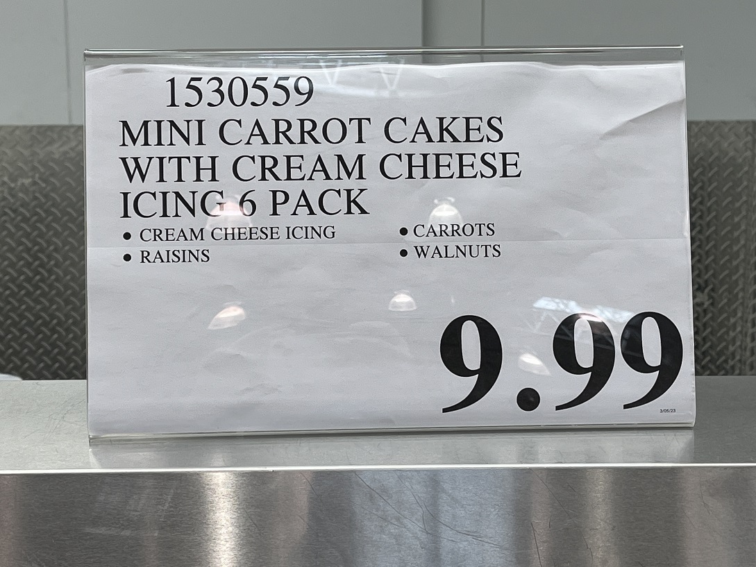 Costco Carrot Cake Cupcakes Calories And Taste Test Shop Cook Love Costco Carrot Cake Cupcakes Calories And Taste Test Shop Cook Love