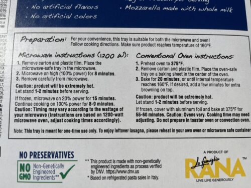 Rana Chicken Pesto Lasagna from Costco Review - Shop Cook Love